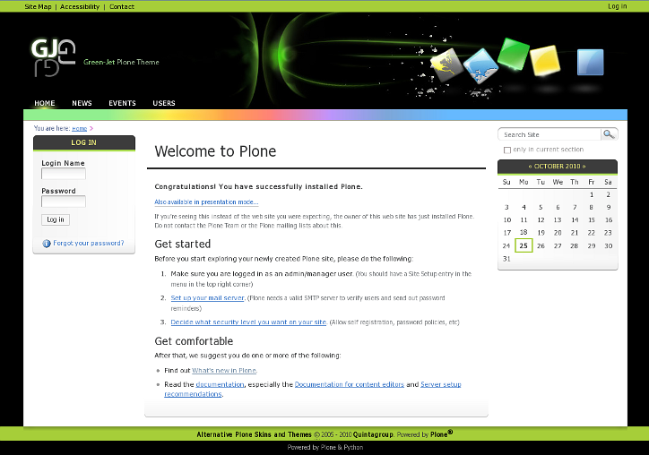 Part 4. How to Change GreenJet Plone 4 Theme Colors